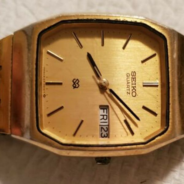 VINTAGE SEIKO SQ QUARTZ VINTAGE 8123-5189 Stainless Steel Mens Watch | WatchCharts Marketplace