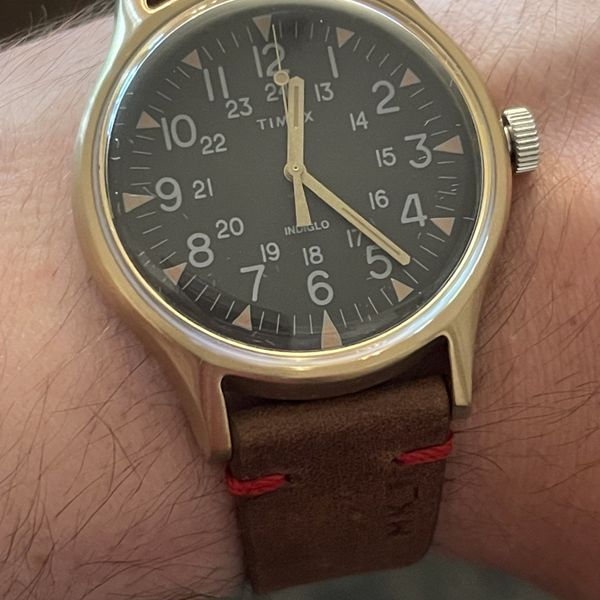 [$75 USD] Timex MK1 Quartz Bronze-color case 2 BONUS Natos Included ...