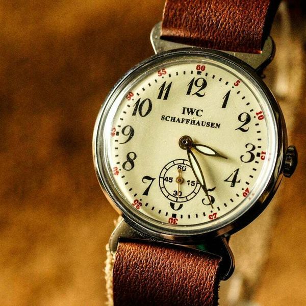 (POBEDA WATCH) IWC SCHAFFHAUSEN CALIBER 2602 15 Jewels Watch Mechanical ...