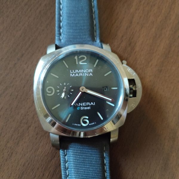 Panerai Luminor Marina Gray Men's Watch - PAM01358 | WatchCharts ...