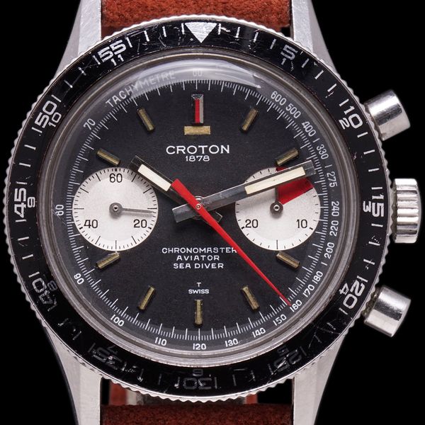 FS: 1970s Croton Aviator Sea Diver Chronograph (Ref. 9870 ...