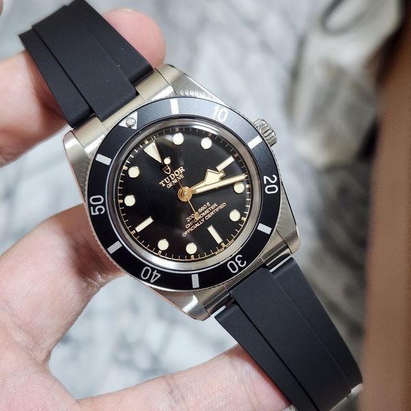 Tudor black bay 54 rubber strap 79000n | WatchCharts Marketplace