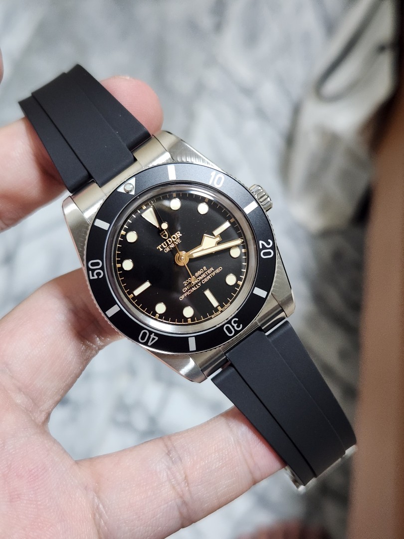 Tudor black bay 54 rubber strap 79000n | WatchCharts Marketplace