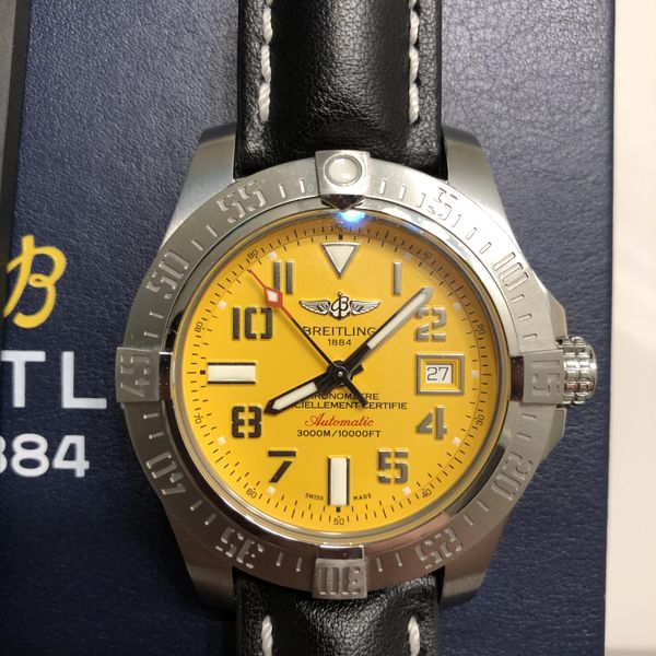 Breitling Yellow Dial Seawolf New from Jomashop | WatchCharts