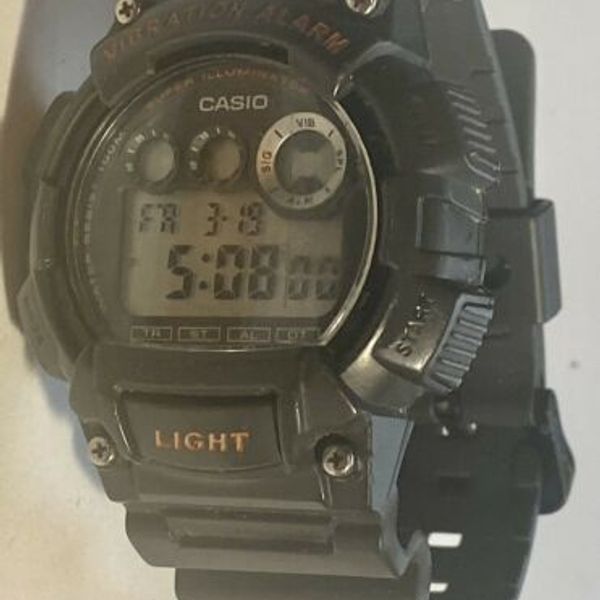 Casio Vibration Alarm Mens Wstch 3416 W-735H | WatchCharts