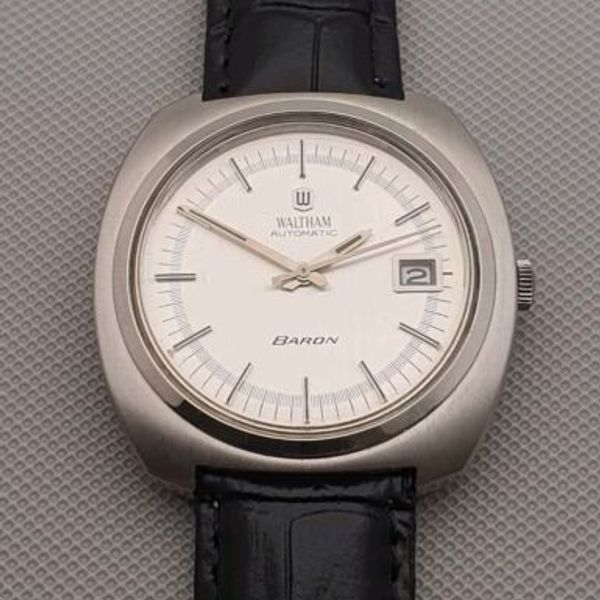 Waltham Baron Automatic Vintage Watch 1970s AS 1873 Movement Swiss ...