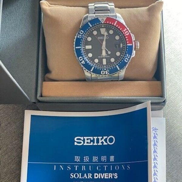 Seiko Prospex Men's Black Watch - SNE591P1 | WatchCharts Marketplace