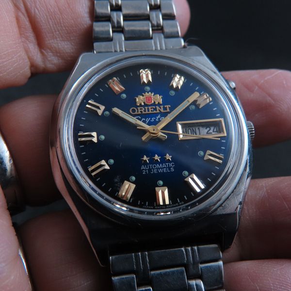 Japan Orient Three Star Oyster Daydate Automatic Men Watch ...