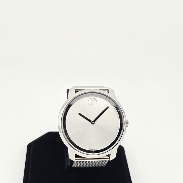 Movado Bold Menâ s Silver Dial Stainless Steel Watch - 3600260 ...