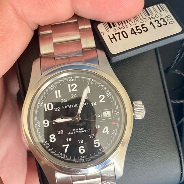 HAMILTON KHAKI FIELD AUTO 38MM H70455133 | WatchCharts