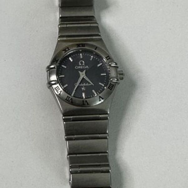 OMEGA Constellation Blue Dial Quartz Ladies Watch 28mm | WatchCharts ...