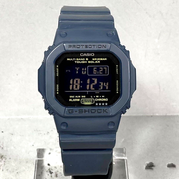 CASIO GW-M5610NV G-SHOCK TOUGH Navy Blue Radio Solar Watch Fast ...