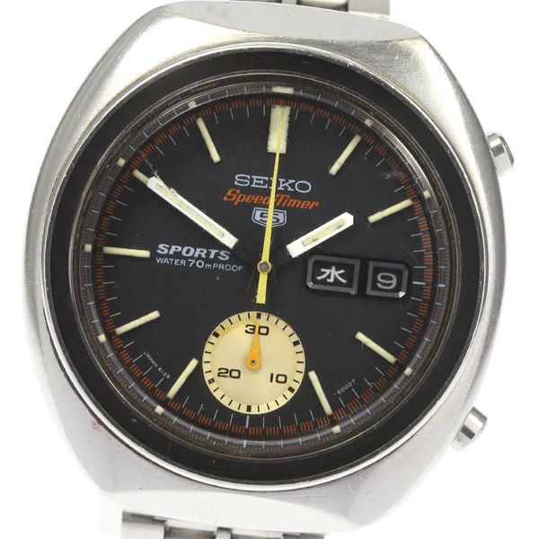 [SEIKO] Seiko Seiko 5 Speed Timer Small Second 6139-8001 Automatic Men ...