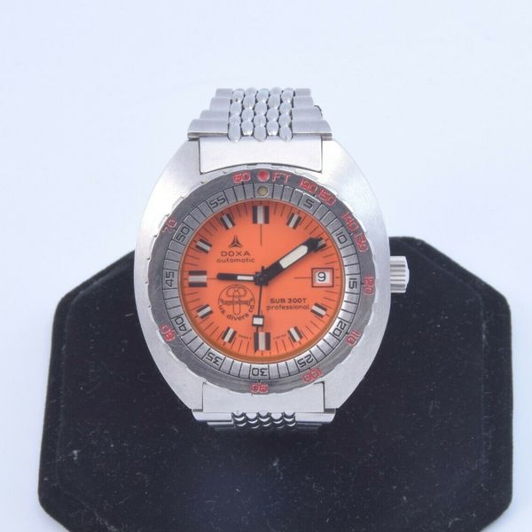 Vintage Doxa Sub 300T US Divers Aqualung Synchron Automatic Watch ...