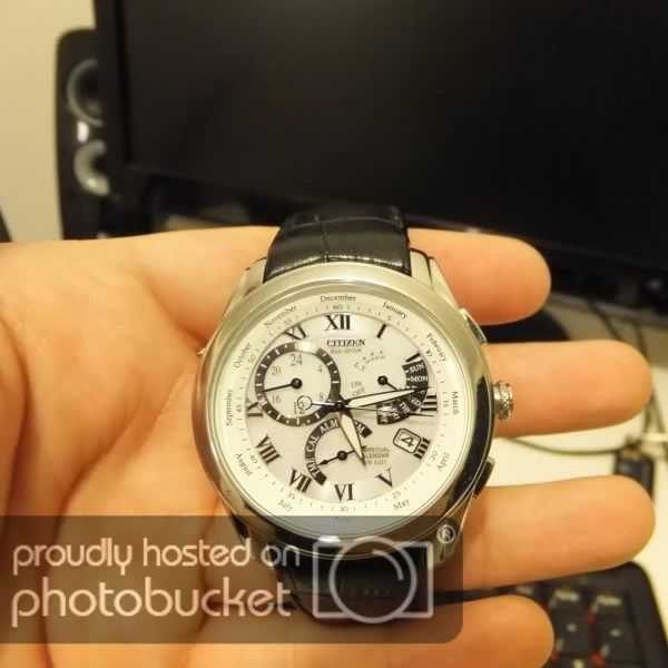 FS: Citizen BL8000-03A on leather perpetual calendar | WatchCharts ...