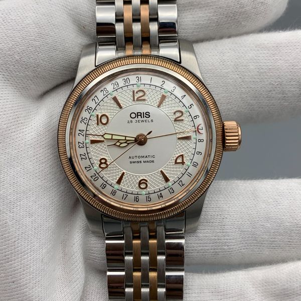Oris Big Crown Pointer Date Automatic 25 Jewels Men Swiss Wrist Watch ...