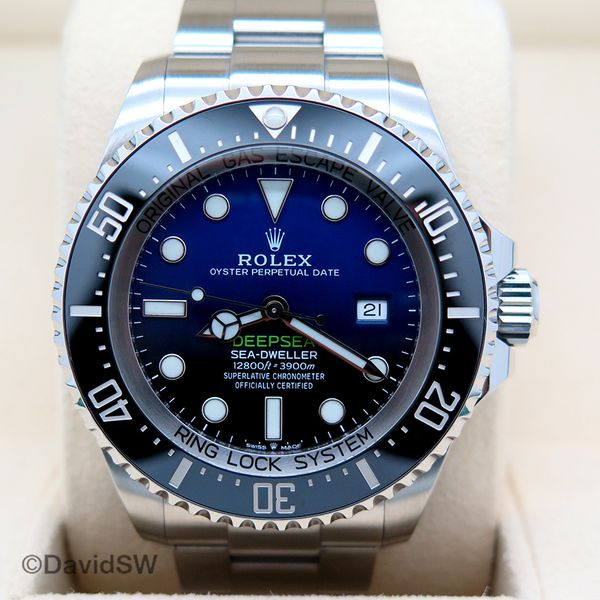FS: Rolex 126660 D-BLUE DEEP SEA SEADWELLER-STAINLESS STEEL ...