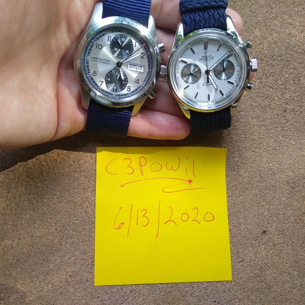 [WTS] Mercer Lexington Chronograph and Hamilton Khaki Auto Chrono BOTH ...