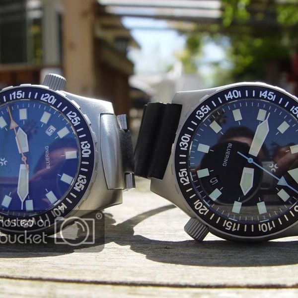 FS: Halios Bluering Black Dial, bead blasted #1/100 REDUCED $499 ...