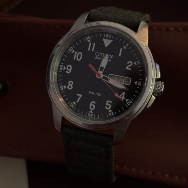 Citizen Garrison 37mm Military Field Style Watch Eco Drive ...