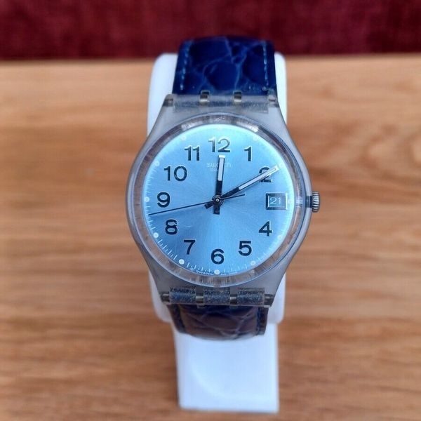 SWATCH GM415 - BLUE AG2003 - all works as shown in video - great ...