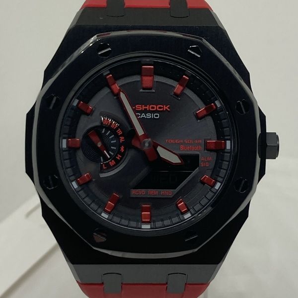 Casio G-Shock GA-B2100 Bluetooth â SpiderManâ Custom Solar Casioak Mod ...