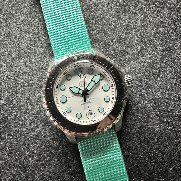 [WTS] Helm Komodo limited edition white dial stainless bezel ...