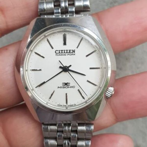 Vintage Citizen HiSonic Tuning Fork watch 3720 Working Men's ...