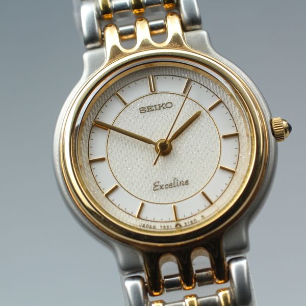 Vintage 1988 [N MINT] Seiko Exceline 7321-0480 Ivory Quartz Women's Watch JAPAN | WatchCharts ...