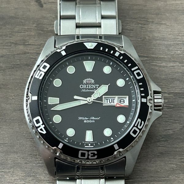 Orient Ray II Men's Automatic Watch Black Dial, 41mm, FAA02005D9 ...