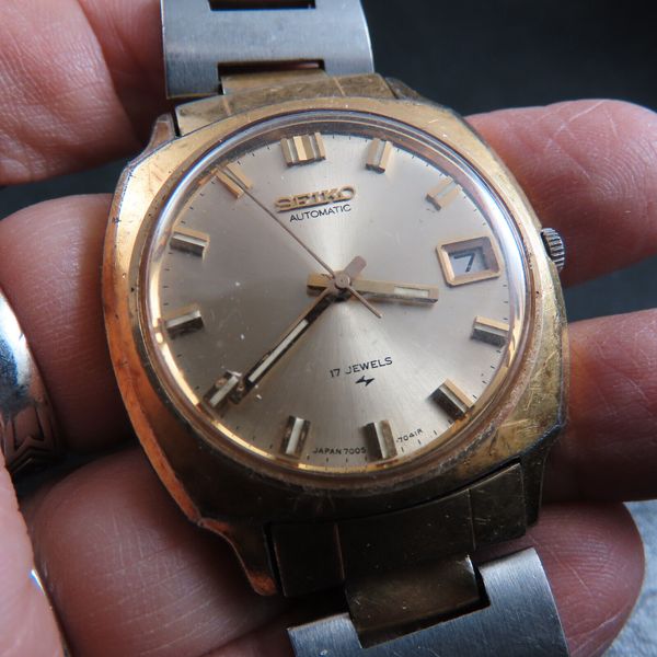 7005 Japan Seiko 17 Jewels Automatic Men Watch | WatchCharts Marketplace