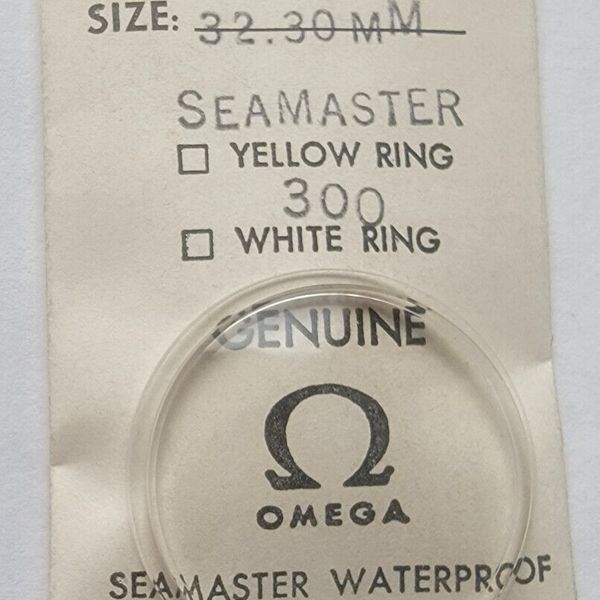 NOS Genuine Omega Seamaster 300 Flange Crystal Diameter 32.3MM ...