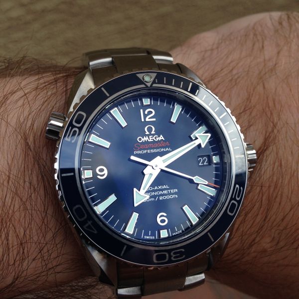 FS: Omega Seasmaster Planet Ocean Titanium Blue | WatchCharts