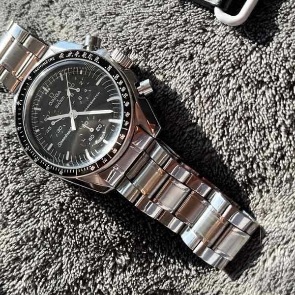 Omega X Swatch Speedmaster Moonswatch Style Custom Metal Mod Watch ...