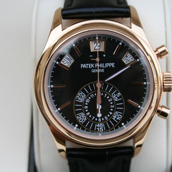 FS: Patek Philippe 5960R Rose gold Black Dial Complication Annual ...