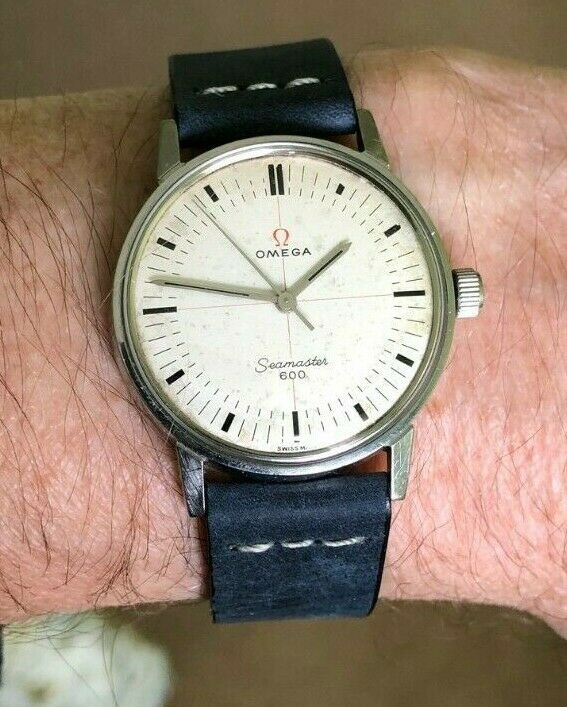 Vintage Omega Seamaster 600 White Technic Dial with Red Crosshair ...