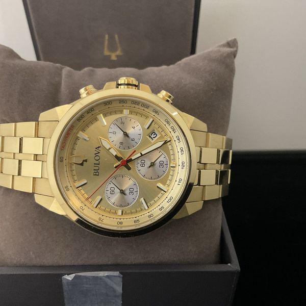 Bulova 97B217 Classic Chronograph Stainless Steel Quartz Men's Watch ...