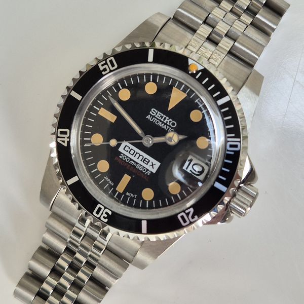 Seiko Comex Mod 39.5mm NH35 Vintage Submariner Automatic Watch ...
