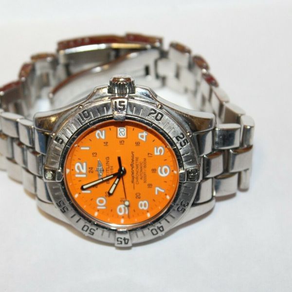 Breitling Superocean ORANGE dial A17360 | WatchCharts
