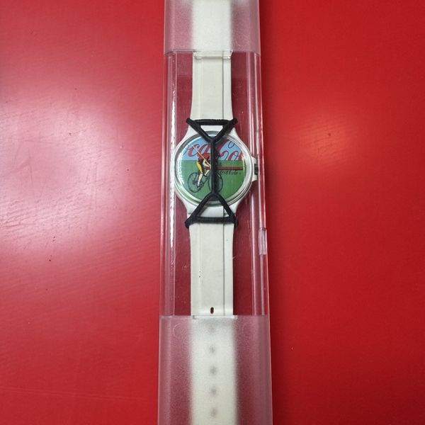 Vintage Original Swiss Made Coca-Cola SWATCH Watch, Excellent Condition ...