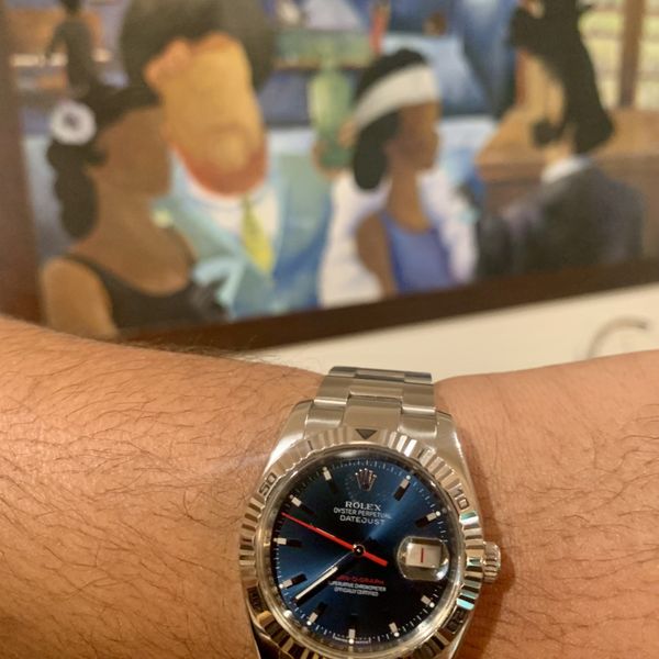 WTS/WTT Rolex 116264 Turn O Graph Blue | WatchCharts Marketplace