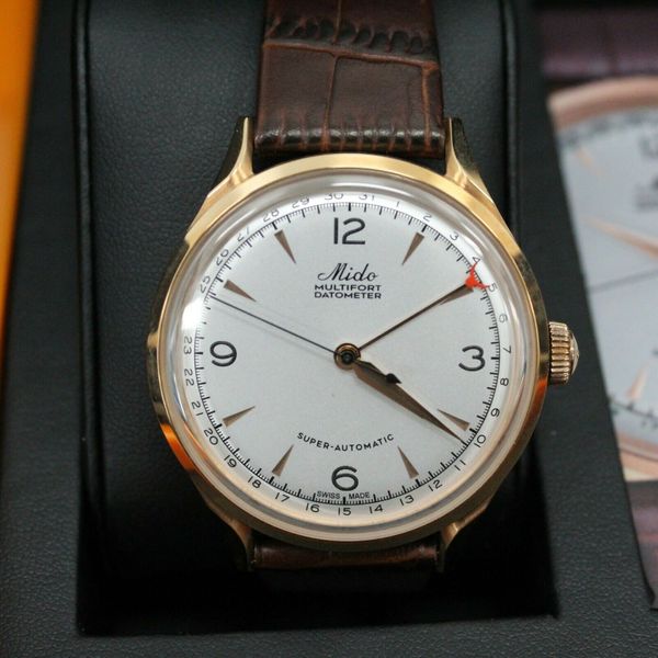 Mido Multifort Datometer Limited Edition 1918 Pieces Rose Gold ...