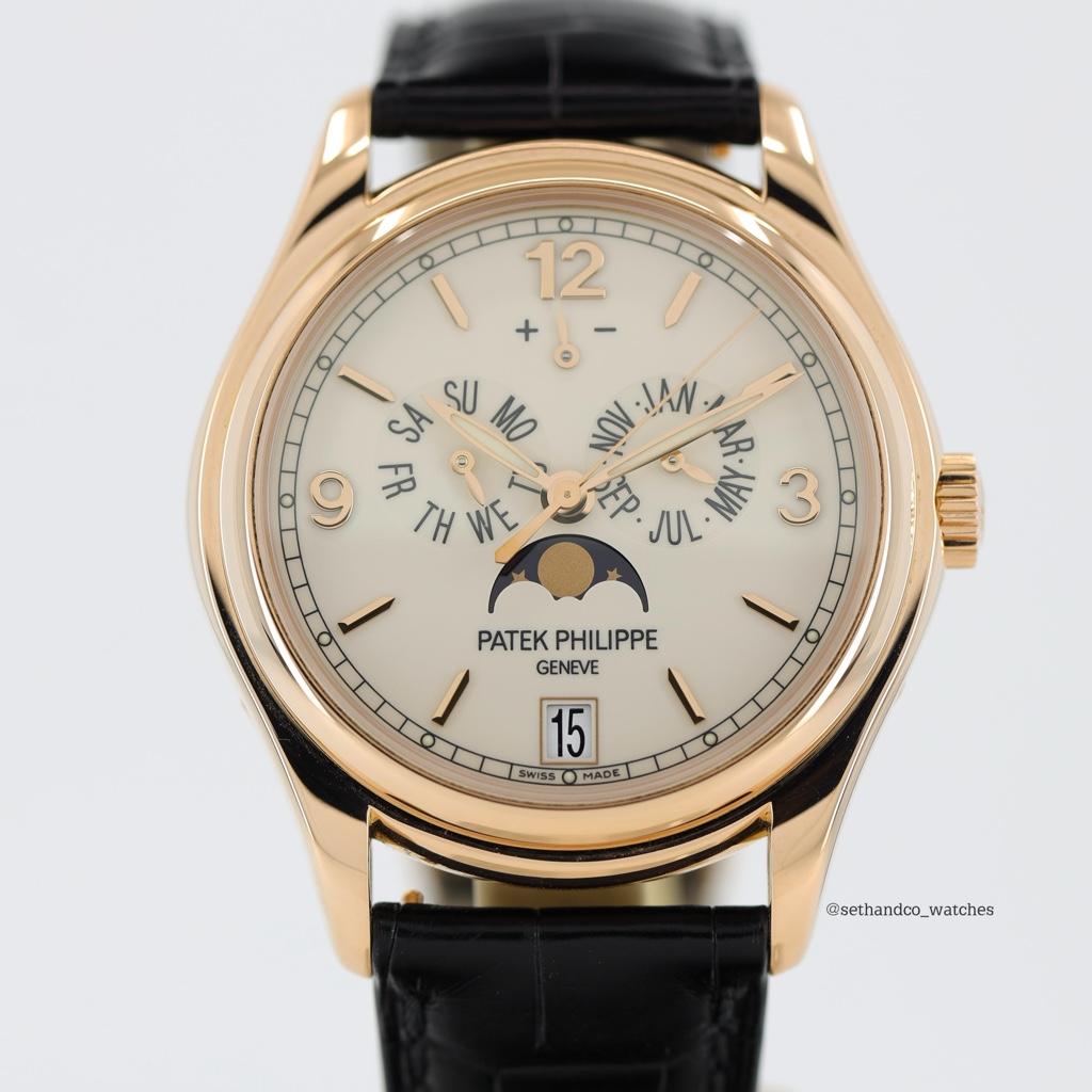 FS: Patek Philippe Complications Annual Calendar Moonphase Rose Gold ...