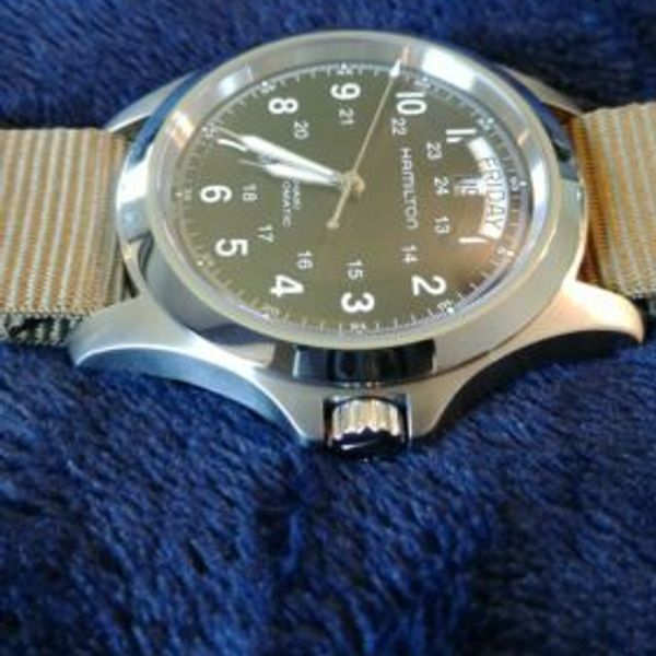 Men's Hamilton Khaki King Automatic Watch with Bracelet, Box and Papers ...