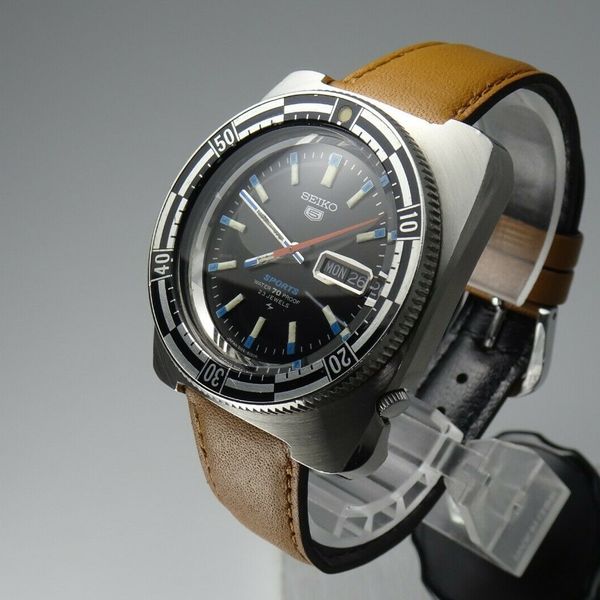 Vintage 1969 JAPAN SEIKO 5 SPORTS 5126-8130 23Jewels Automatic. | WatchCharts Marketplace