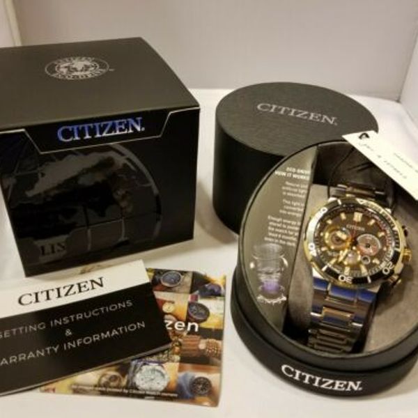 Citizen Brycen Two-Tone Stainless Steel Men's Eco-Drive Watch CA4258 ...