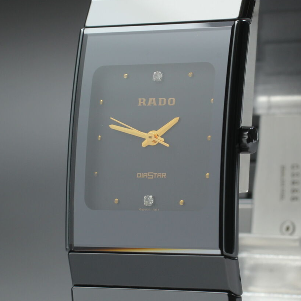 [Near MINT] Rado DiaStar 205.0295.3 Ceramics Black Qz Unisex Watch From JAPAN | WatchCharts ...