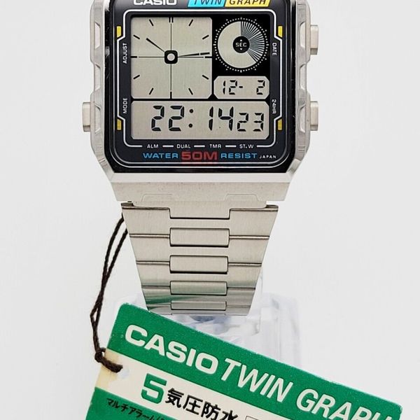 Casio AE-210W Twin Graph Watch (NOS) | WatchCharts Marketplace