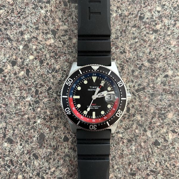 Timex Deepwater Reef 200 GMT 41mm Watch, New with Tags, Pepsi ...