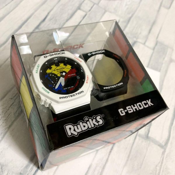 Casio G-SHOCK Rubik's Cube Collaboration Model GAE-2100RC-1AJR Black ...